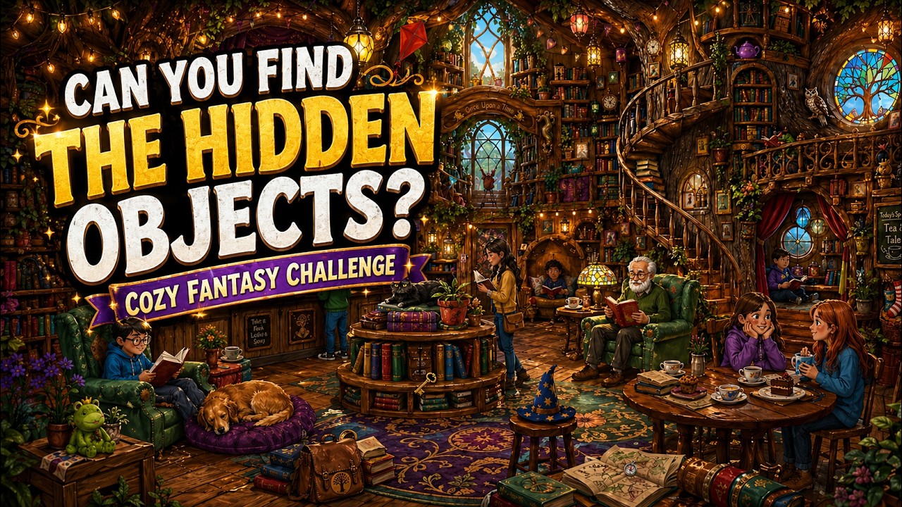 🧠 Only Geniuses Can Find All 6 Hidden Objects in This Picture! 🕵️