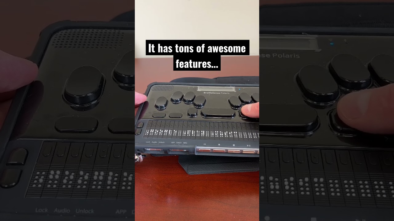 Refreshable Braille Display #blind #braille #tech #independence