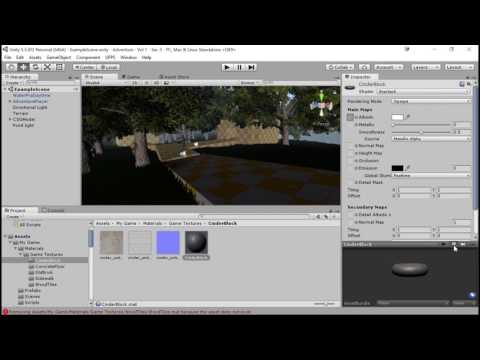 Learn Building an Adventure Game with Unity Creating Materials | packtpub com - Mind Luster