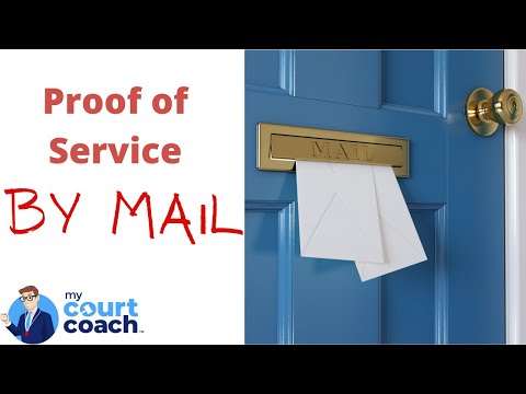 How To Do Proof of Service by Mail in California Family Court (Form FL-335)
