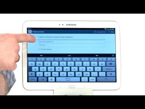 Samsung Galaxy Tab 3 - Email und Office