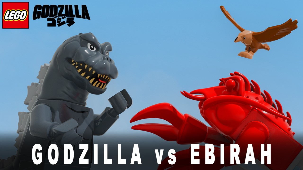 LEGO Godzilla vs Ebirah