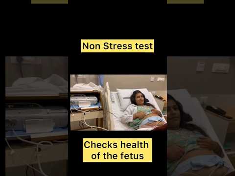 Non stress test Done at the end of pregnancy period to check the health of the unborn child.⚕️🏥💉