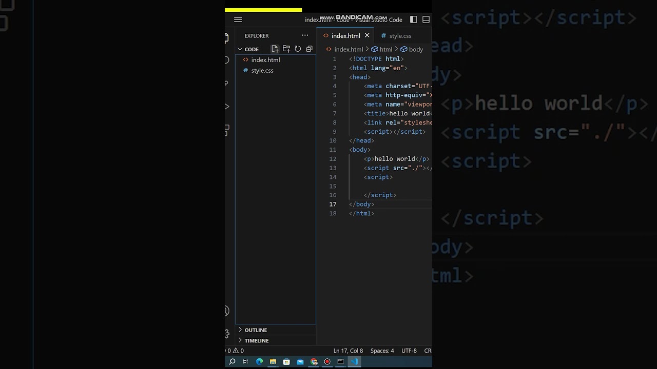 Link External CSS & JS Files with HTML — Step-by-Step  (Part 1)#coding #webdevelopment #programming