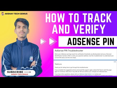 How to Track and Verify Your Google AdSense Pin - Easy Step-by-Step Guide.