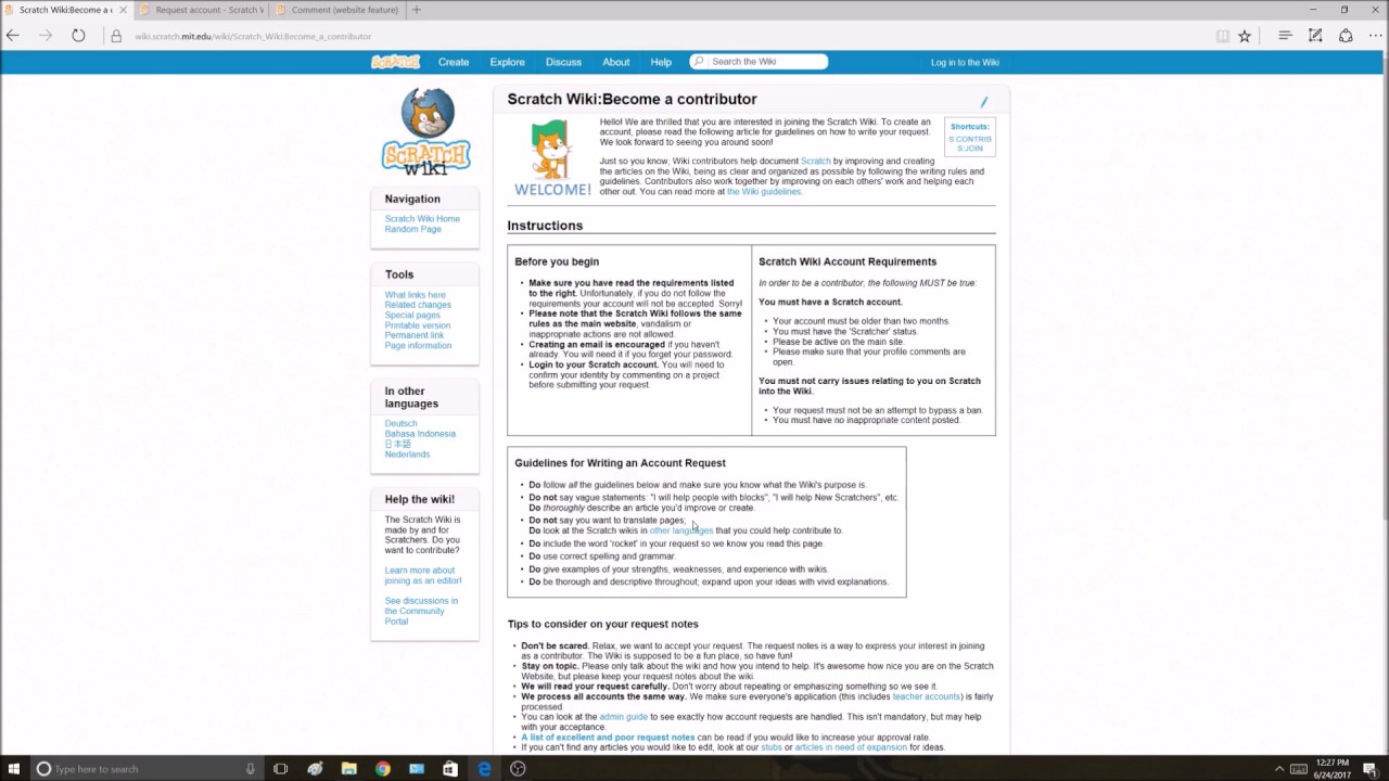 How to 100% Get a Scratch Wiki Account