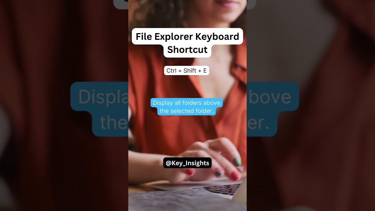 Ctrl + Shift + E - Keyboard Shortcut