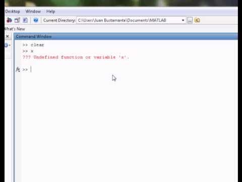 Tutorial 1 Matlab "Download and Intro"