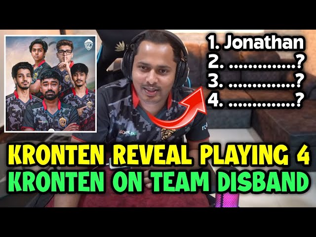 Kronten declares new GodLike’s BGMI lineup, Spower leaves