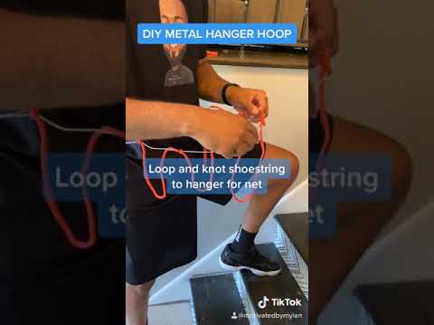 DIY Metal Hanger Hoop | Motivated By Mylan | TikTok