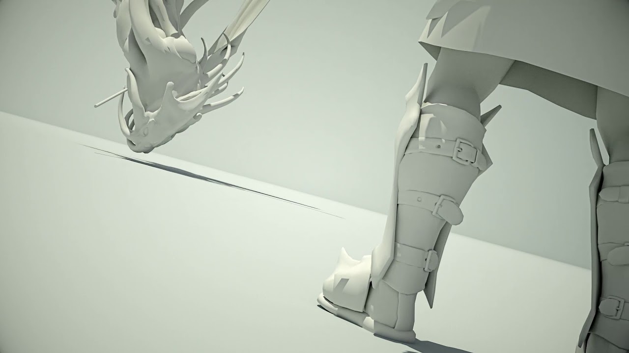 Orc vs Creature 3D Animation