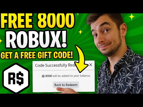 Play Games, Earn Robux πΈ| Roblox Free 8000 Robux Gift Code Tutorial