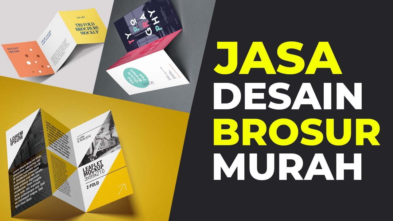 jasa desain brosur murah - desain untuk brosur makanan - jasa desain brosur bali