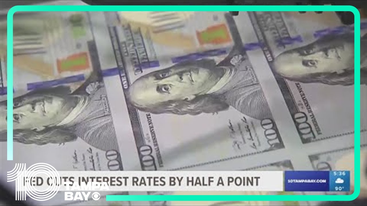 Fed cuts interest rates by half-point
