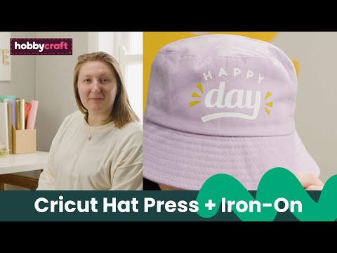 Cricut Hat Press Iron-On Vinyl Tutorial | Hobbycraft