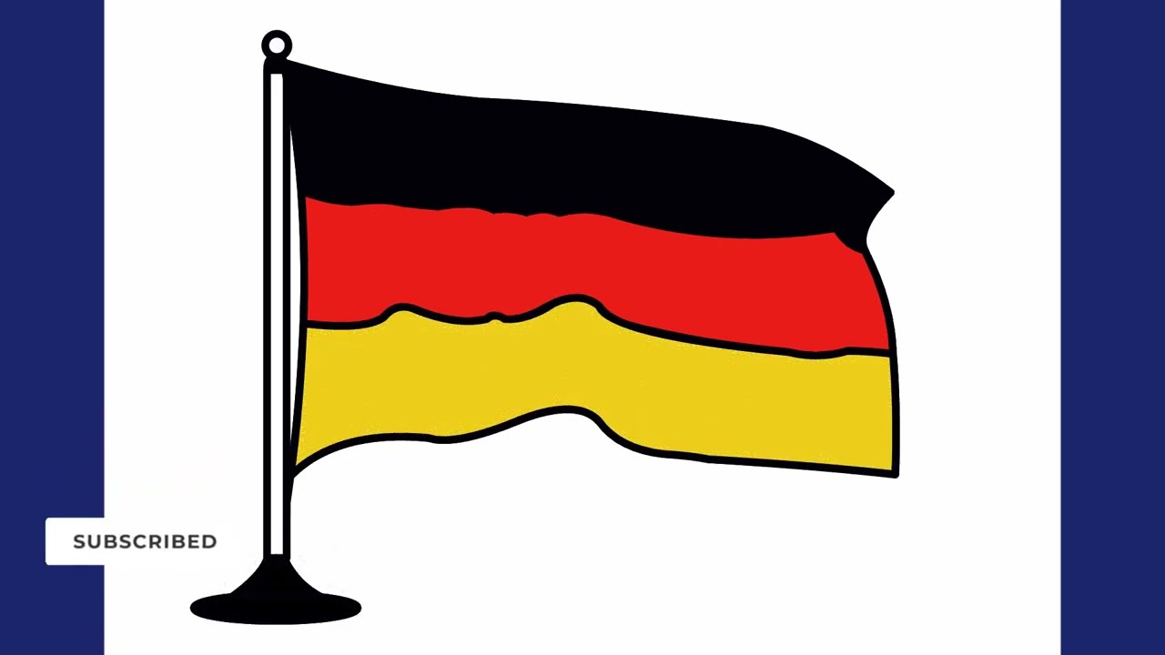 How to Draw the Flag of Germany - Easy Step-by-Step Guide