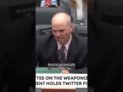 Matt Taibbi at the Twitter Files hearings