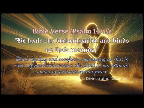 Daily Bible Verse Meditation – God Heals the Brokenhearted | Psalm 147:3