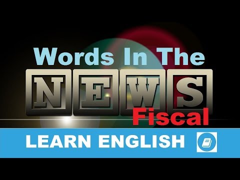 Fiscal - English Vocabulary News Word