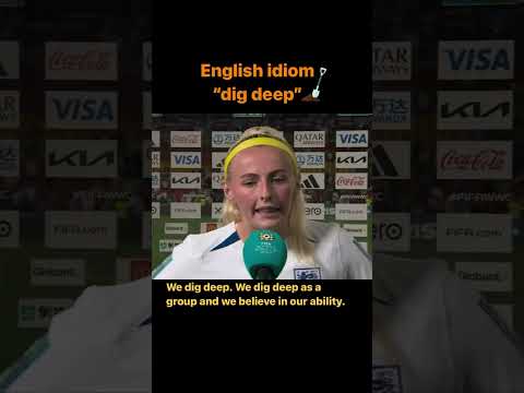 English idiom - “dig deep” ????????