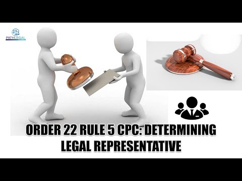 PATHLEGAL JUDGEMENTS:ORDER 22 RULE 5 CPC: DETERMINING LEGAL REPRESENTATIVE