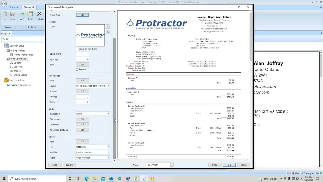 Print Document Variations