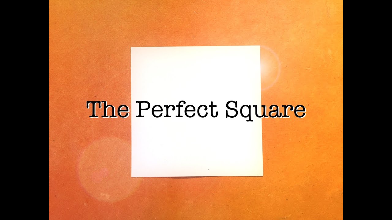 How to Make a Perfect Square: A Geometry Demonstration