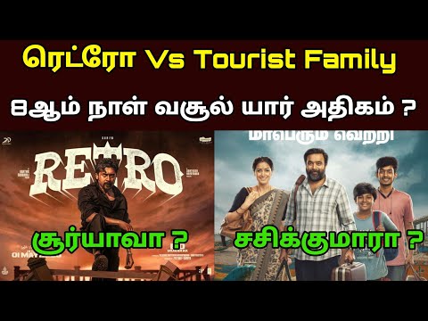 Retro Movie 8th Day Box Office Collection | Retro Day 8 Collection | Tourist Family EighthDay