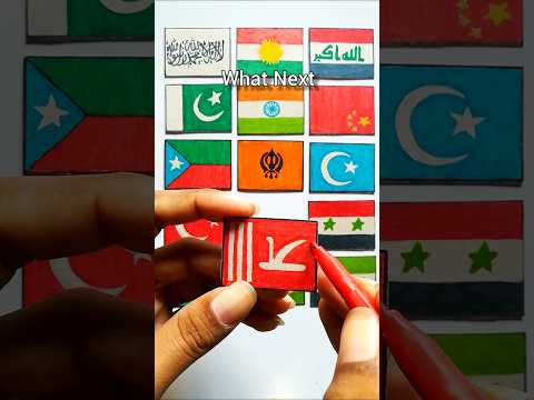 Draw Kashmir | Kashmiri flag drawing #kashmir