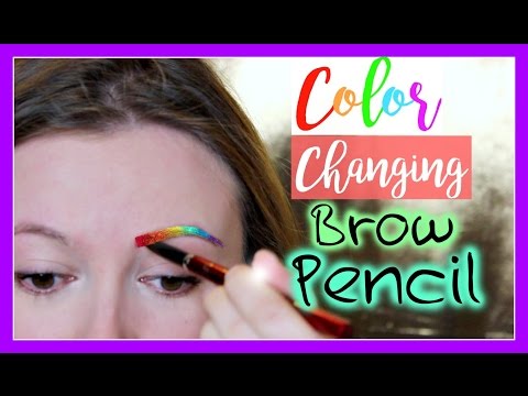 COLOR CHANGING BROW PENCIL?! ybf Brow Color First Impressions Review