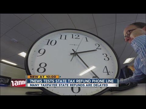 7NEWS tests state tax refund phone line