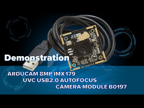 OEM Cameras: Arducam IMX179 8MP Autofocus USB Camera Demonstration