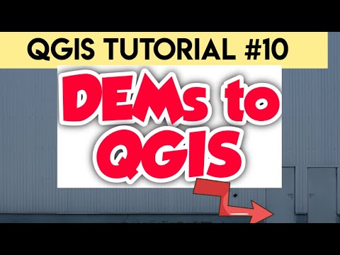 QGIS Software Tutorial DEM Basics (Beginner Tutorial 10)