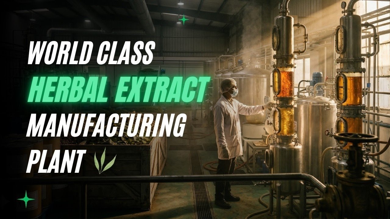 Inside Nectar Phytochems | World-Class Herbal Extract Manufacturing Plant