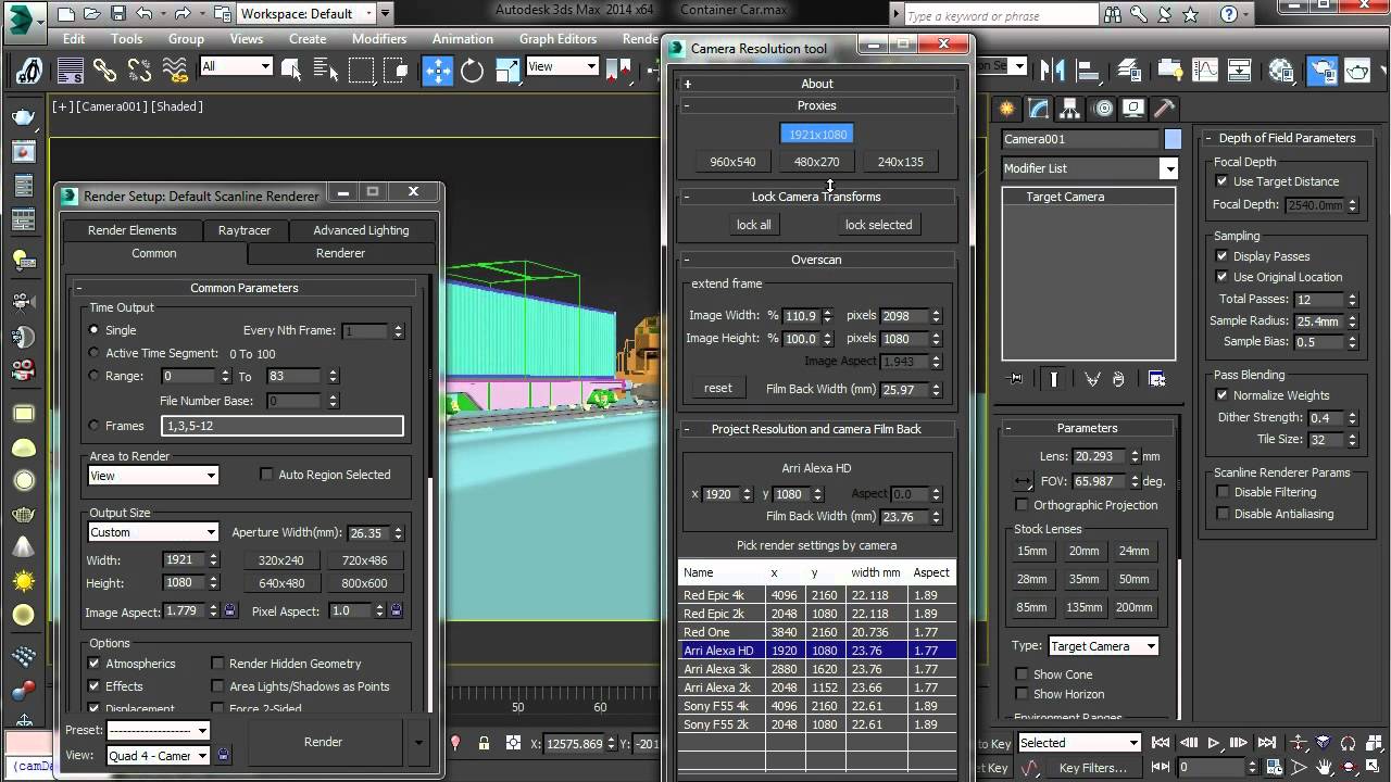 Maxscript Resolution Tool
