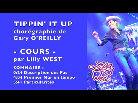 [COURS] TIPPIN' IT UP de Gary O'REILLY, enseignée par Lilly WEST