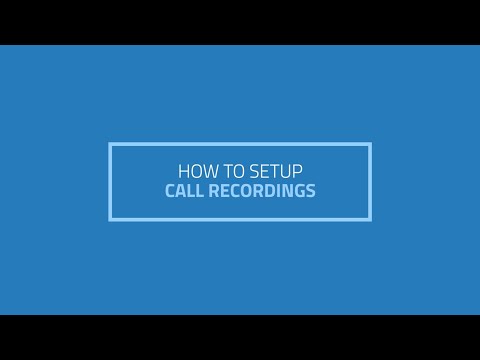 How to setup call recordings on 3CX Web Client