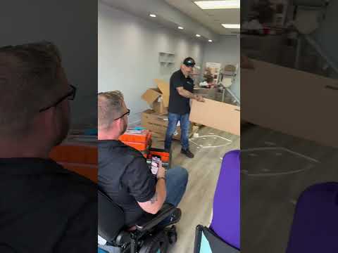 Chris & Chase Race Pride Mobility Scooters at HomePro Mobility's New Duncan, SC Showroom