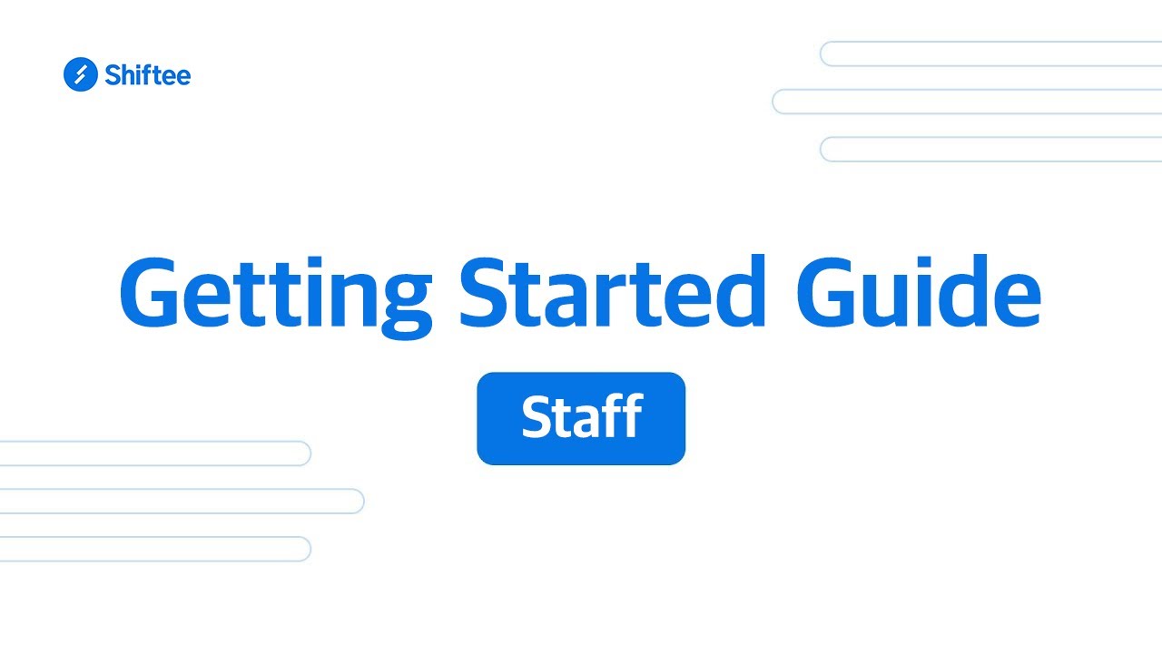 [Shiftee Tutorial] Getting Started Guide for Staff