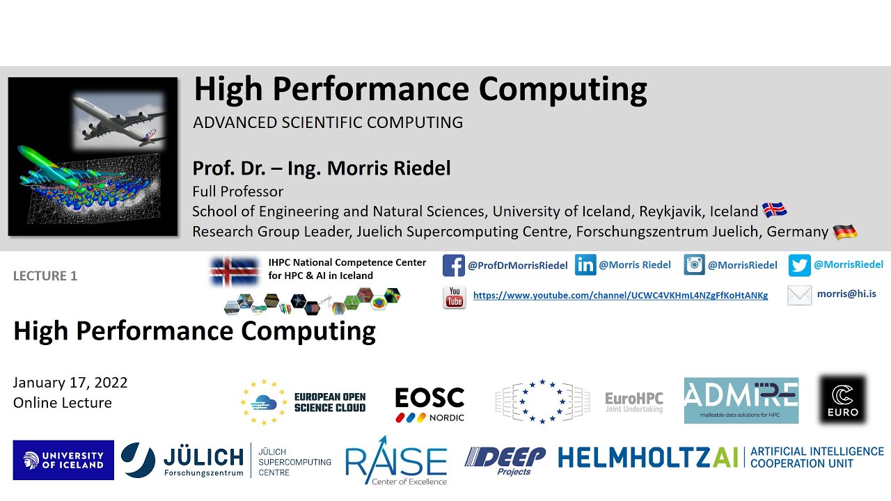2022 High Performance Computing Lecture 1 High Performance Computing Part1 💻