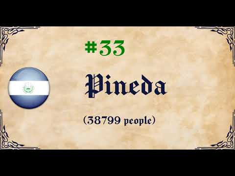 50 Most Common Surnames: El Salvador