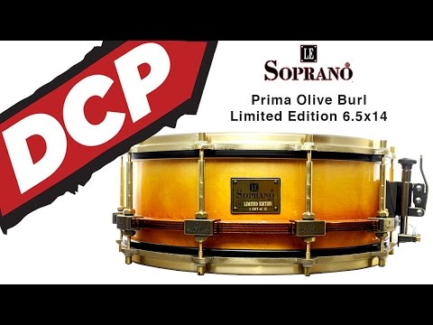 Le Soprano Prima Olive Burl Limited Edition Snare Drum 14x5.5 | Reverb