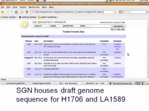 Sequencing Resources - Sol Genomics Network (SGN)