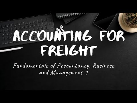 FABM1 Accounting for Freight