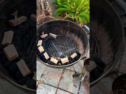 Smoking meat made easy: building a charcoal snake on a Weber grill