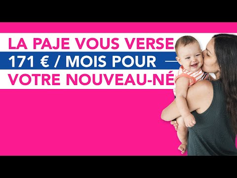 La PAJE vous verse 171 € par mois pour votre nouveau-né