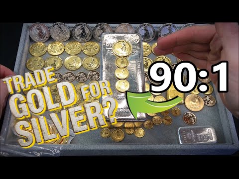 Gold to Silver Ratio at 90:1 – Is It TIME to Trade Gold for Silver?