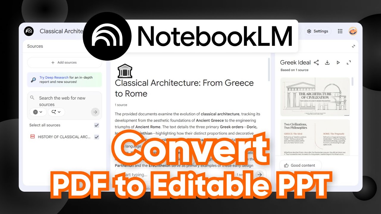 [FREE] How to Convert NotebookLM Slide Deck PDF to Editable PowerPoint - Step-by-Step