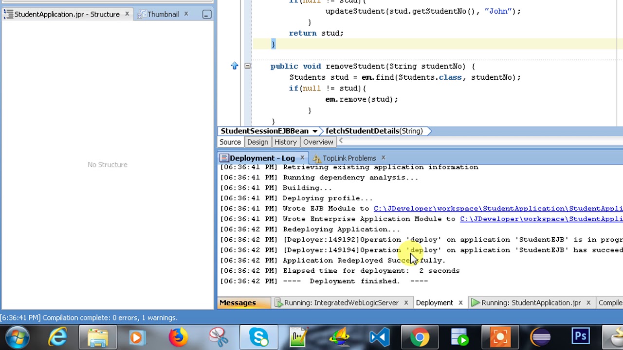 Java EJB - Remove Data using JPA
