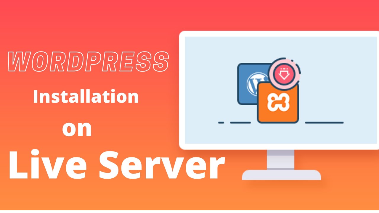 how to install wordpress  in live server 2021